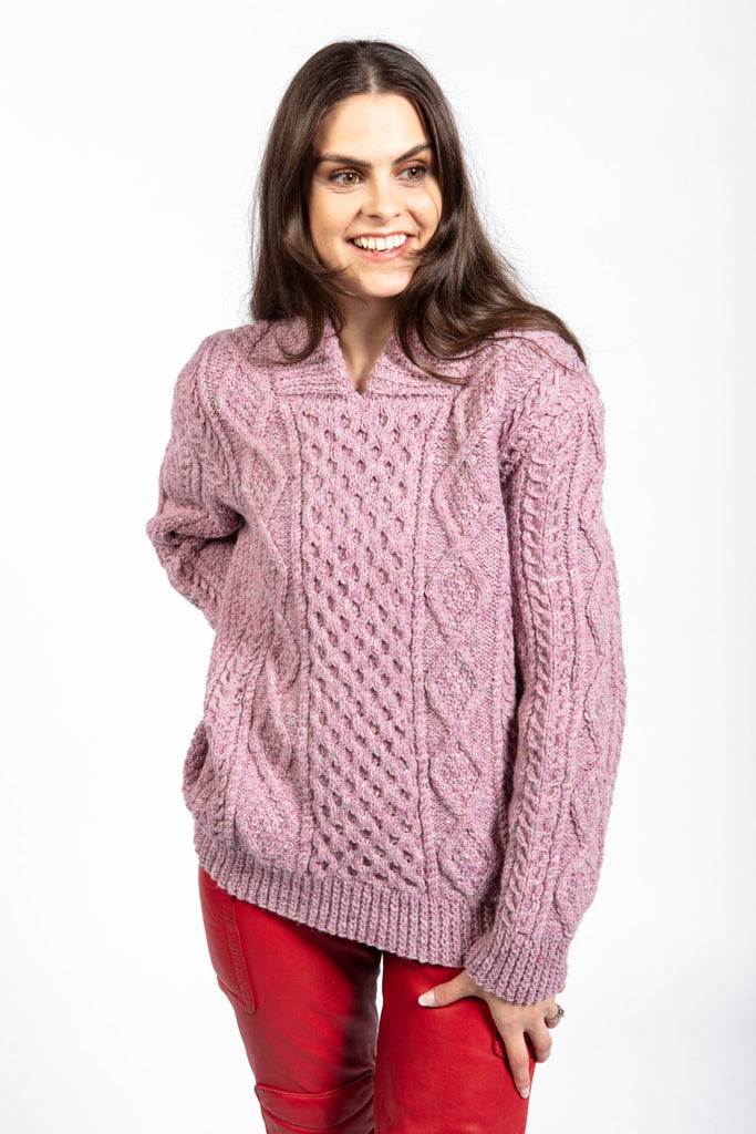 Folded Shawl Honeycomb Aran in Merino – EdelMacBride